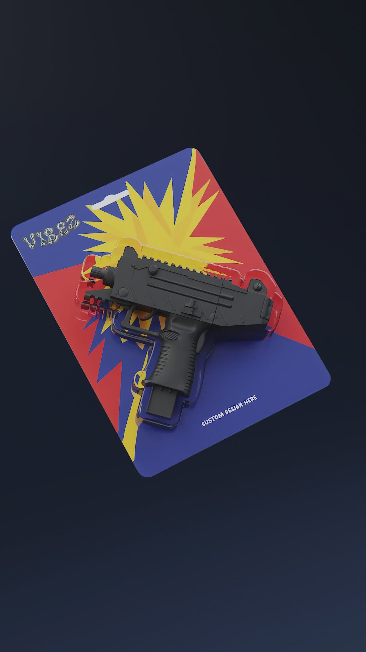 🔫 Uzi Stash Lighter – 3D Printed for EZ Reach Lighters – Vibez Printing